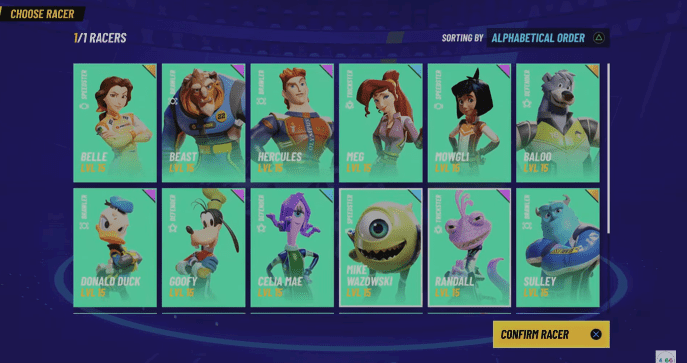 Disney Speedstorm Characters - Every Racer Playable In Early Access